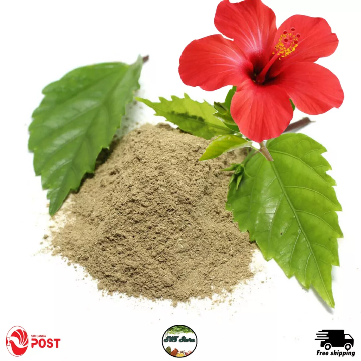 Dried HIBISCUS Leaves Powder Gudhal Leaf Hair Prevention Organic ...