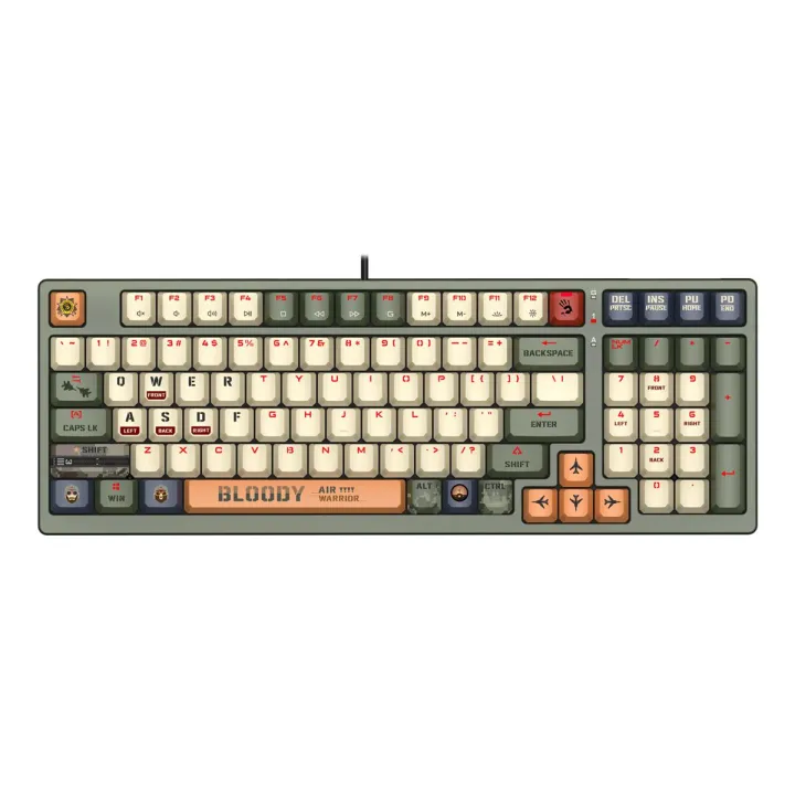 Bloody S98 Aviator RGB Mechanical Keyboard - Swappable Keys - Quiet ...