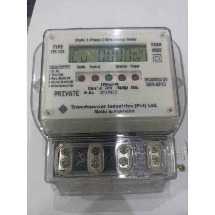 Digital single phase energy meter, Single phase meter, Digital single ...