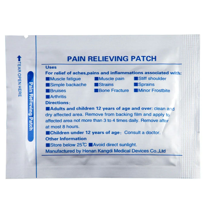 Pain Relieving Patch (6 Patches) | Daraz.pk