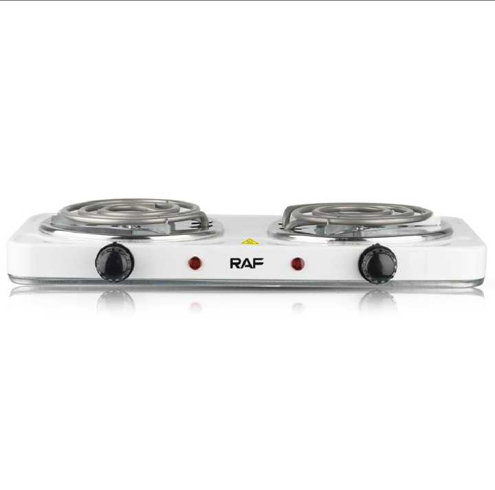 RAF R.8020B Electric Stove 1000+1000 Watts cooking hot plate with temperature control overheat ...