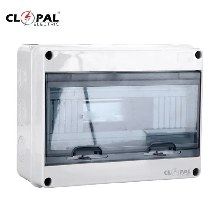 Clopal 5 & 12 Ways Waterproof IP65 Distribution Box Surface Mounted ...