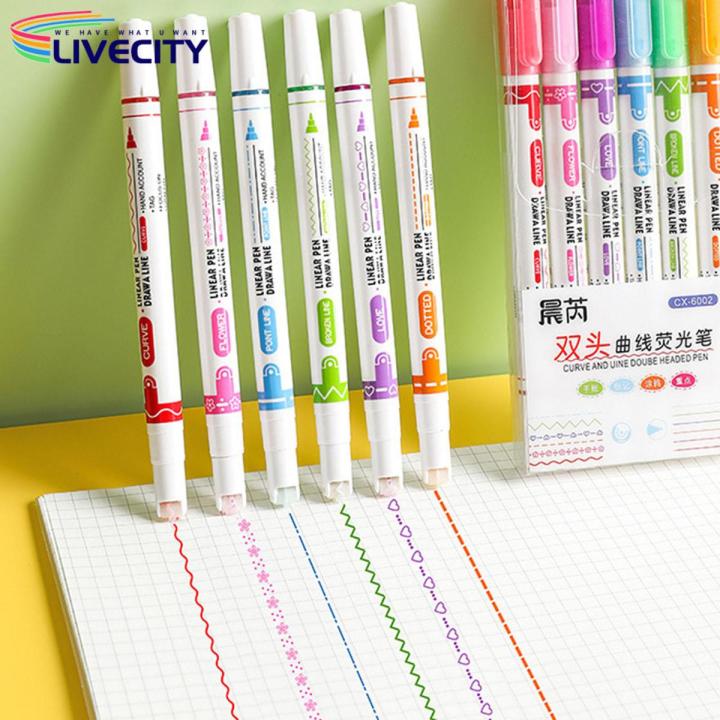 Art Markers Double-line Note Taking Marker Pens Outline Pen | Daraz.pk