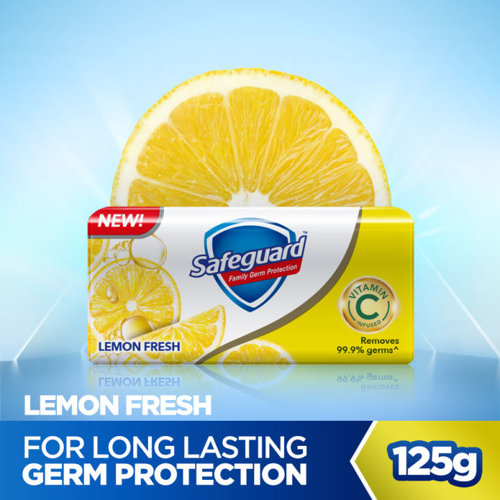 Safeguard Bath Soap Lemon Fresh 125gm | Daraz.pk