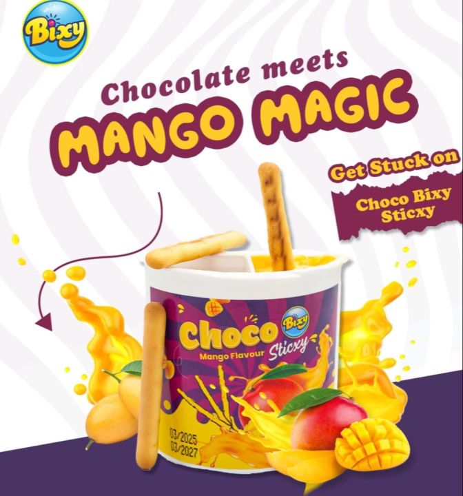 BIXY Dip Stick 50gm Pure Indulgence Sticky in 4 Flavours Chocolate ...