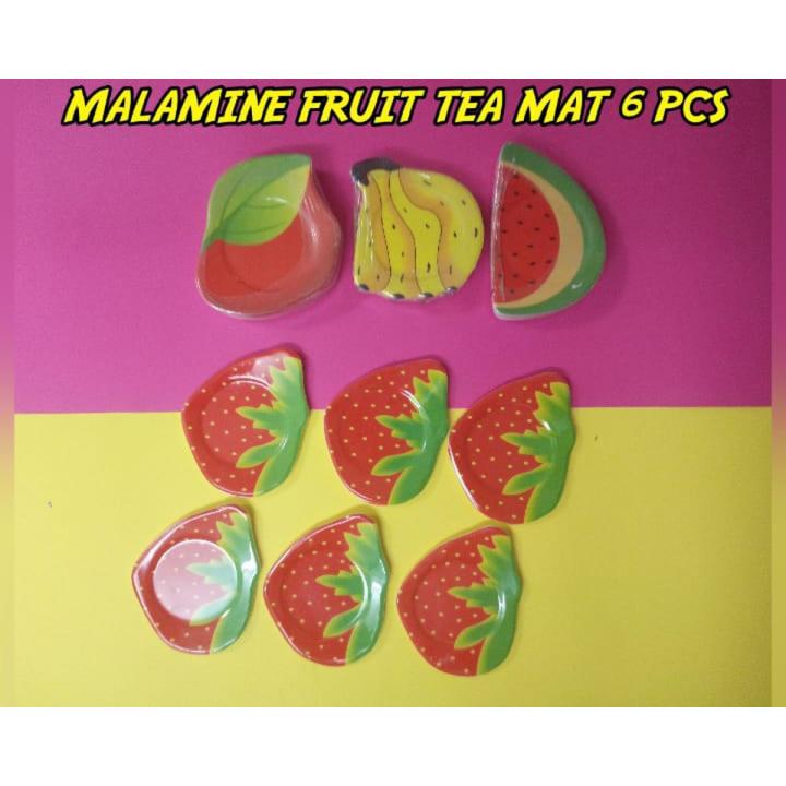 PACK OF 6 TEA MATS FRUIT MELAMINE | Daraz.pk
