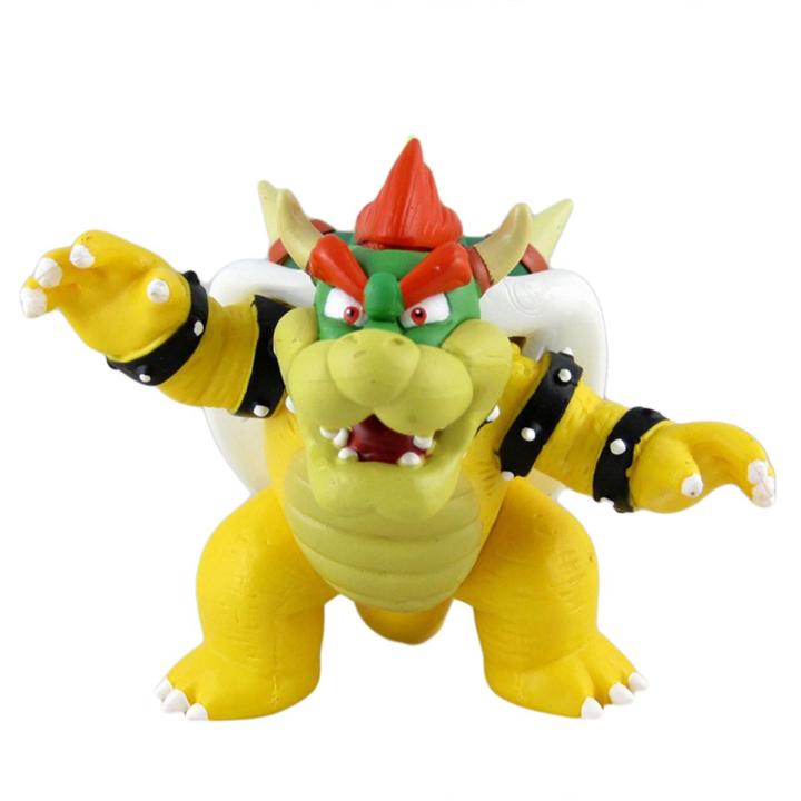 【Simple 3C】Super Mario Bros Bowser Action Figure Model Desk Decor Kids ...