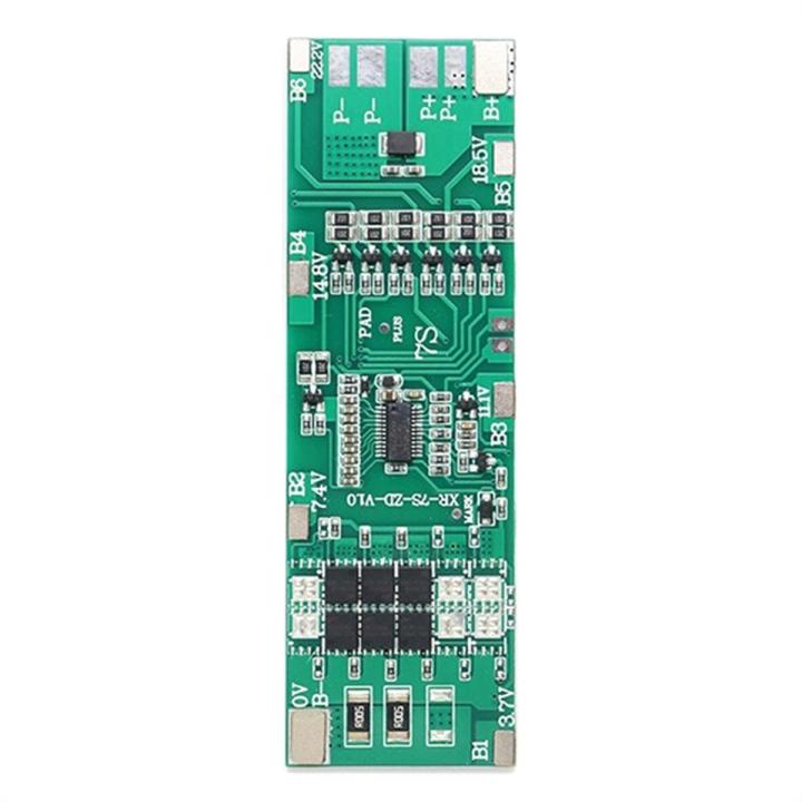 7S 24V Continuous Current 15A Lithium Protection Board Tea Picker ...