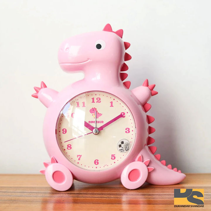 cute Dino alarm clock best for gift desktop clock dinosaur clocks for ...