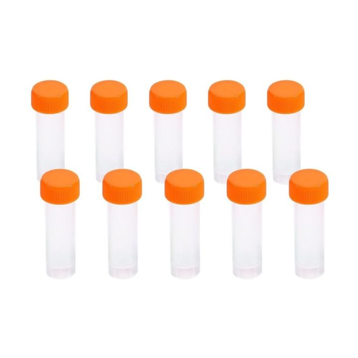 Widely Application 5ML Plastic Test Tubes Graduated Marks Standable ...