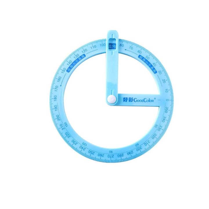 Portable Plastic Math Geometry Protractor Teaching Prop Painting ...
