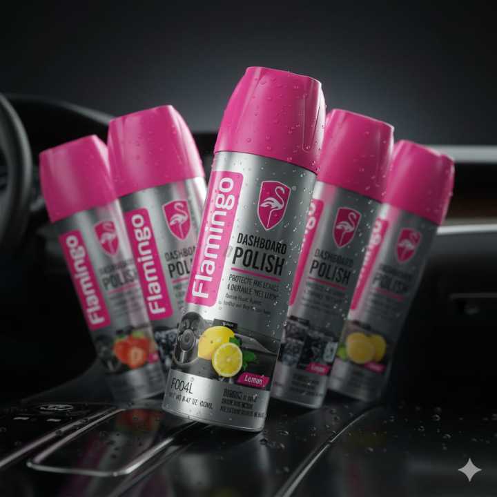 Flamingo Car Dashboard & Leather Polish 450ML | Long-Lasting Shine ...