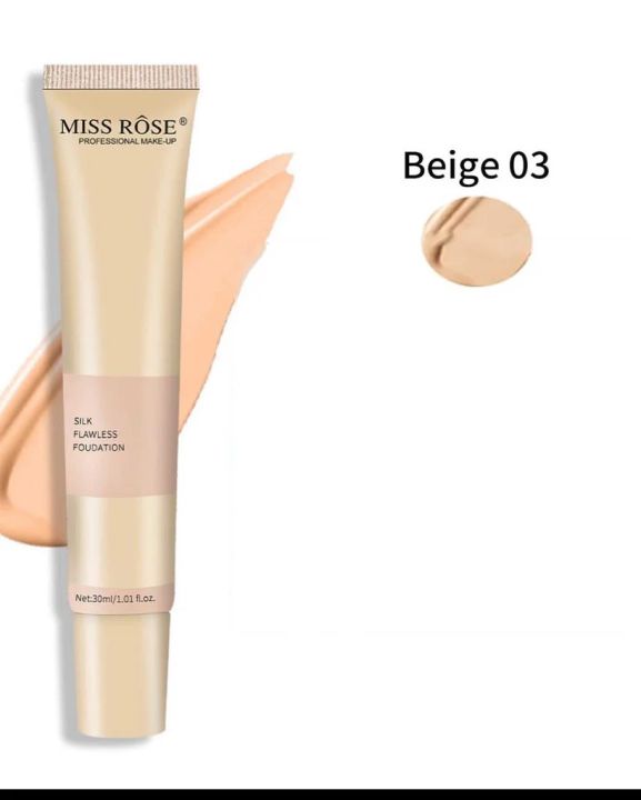 Silk Flawless Beige 03 Foundation – Long Lasting Full Coverage ...