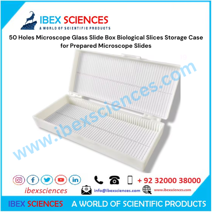 IBEX SCIENCES-Microscope Slide Box,Plastic Microscope Slide Case ...