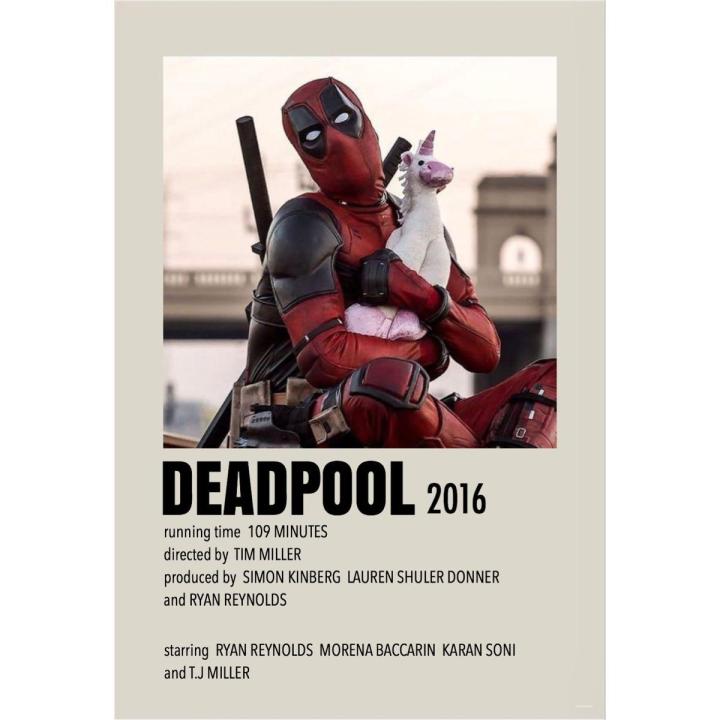 Deadpool by the Marvel MCU 2.0 Fan Posters Vinyl Paper Quotes Vintage ...