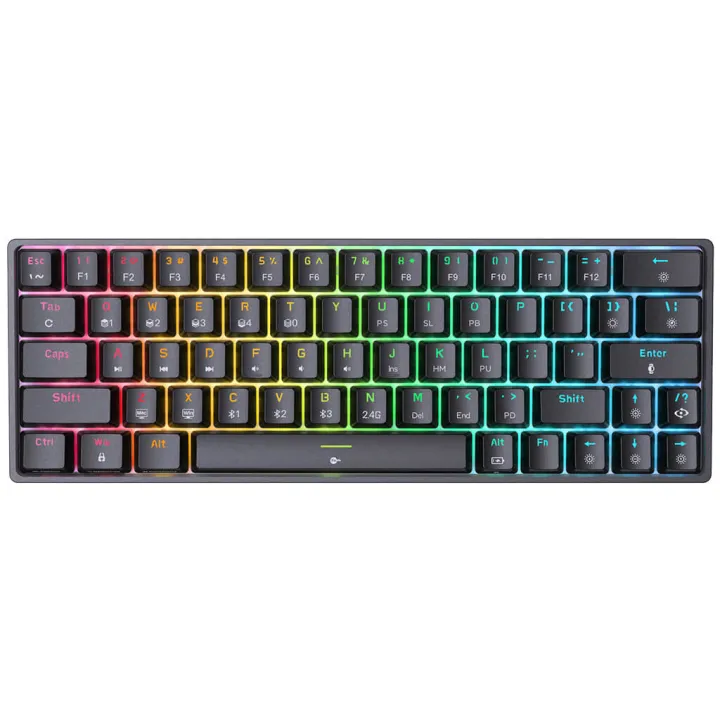 TMKB T63 60% Wireless RGB Mechanical Gaming Keyboard Black | Daraz.pk