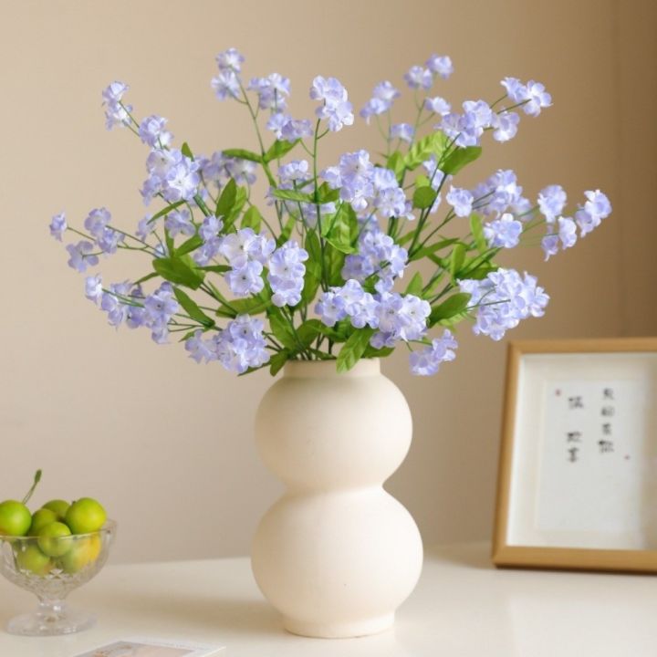 New Forget-Me-Not Artificial Forget-Me-Not Flowers 47cm Long Branch ...