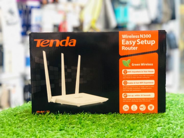 Tenda 3 Antina F3 / N300 Box Packed | Daraz.pk