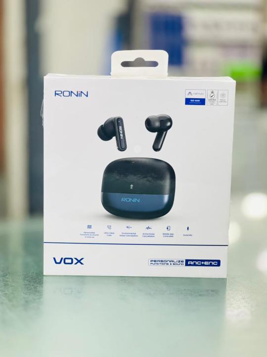 Vox | R-7085 – Ronin Software Based EARBUDS 40 Hr Playtime ANC + ENC ...