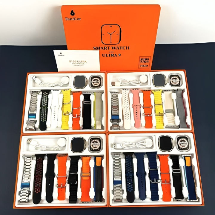 Fendior S100 Ultra 2 Smart Watch | 7-in-1 Smartwatch With HD IPS ...