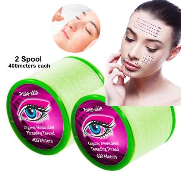 2 Spool x 400m Face Hair Removing Oxelene Threading Thread Face, Upper ...