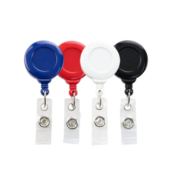 Round Shape Yo-Yo Retractable Key Ring for ID Card Holder Retractable ...