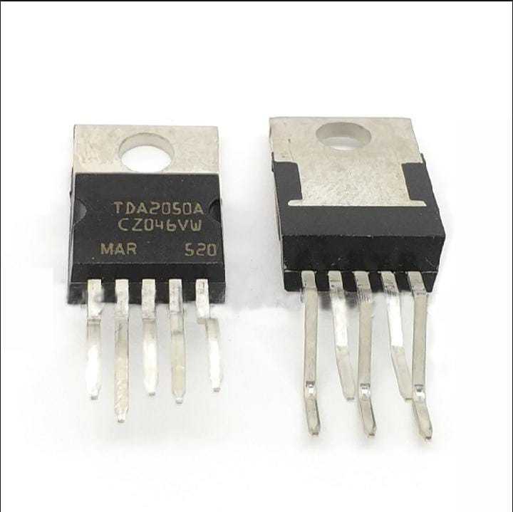 TDA2050 Amplifier IC – 32W High Power Audio Amplifier – 5-Pin – Hi-Fi Mono Channel – Low ...
