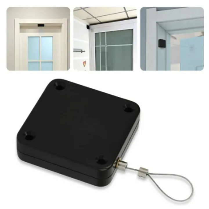 No Drilling Automatic Door Closer Drawstring Door Closer Tension ...