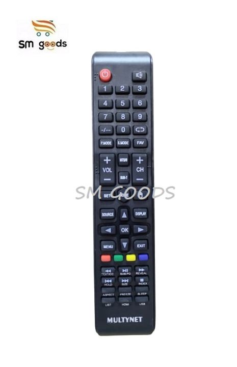 MultyNet LED TV Remote Control | Daraz.pk