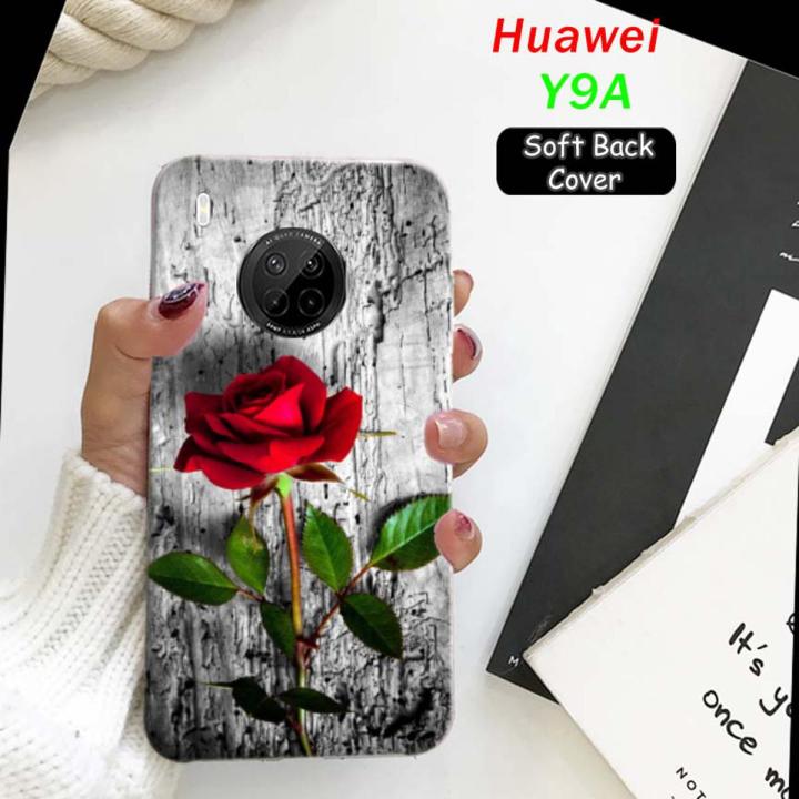 Huawei Y9A Back Cover - Rose Soft Case Cover | Daraz.pk