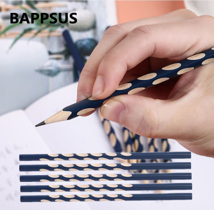 Groove Triangle Wooden Pencil Posture Correction Pencil School Office ...
