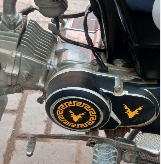 Fancy PVC Engine Stickers For all 70cc Bikes Bumper stickers and decals ...