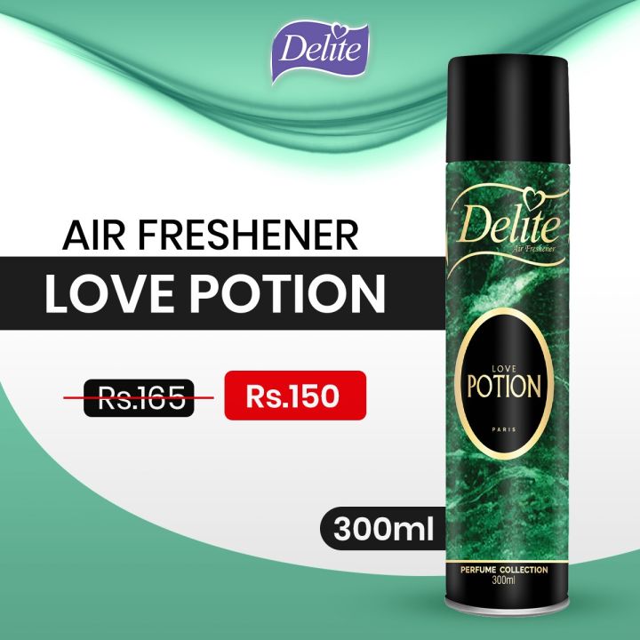 Delite Air Freshener Spray Love Potion 300ml | Daraz.pk