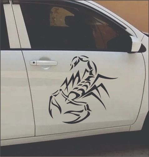 Tribal Scorpion Vinyl Decal Sticker Car/Truck Laptop/Netbook Window ...