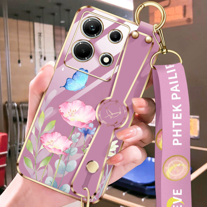 VRQR Wrist Band Case For Xiaomi Redmi Note 13 4G 5G Back Cover ...