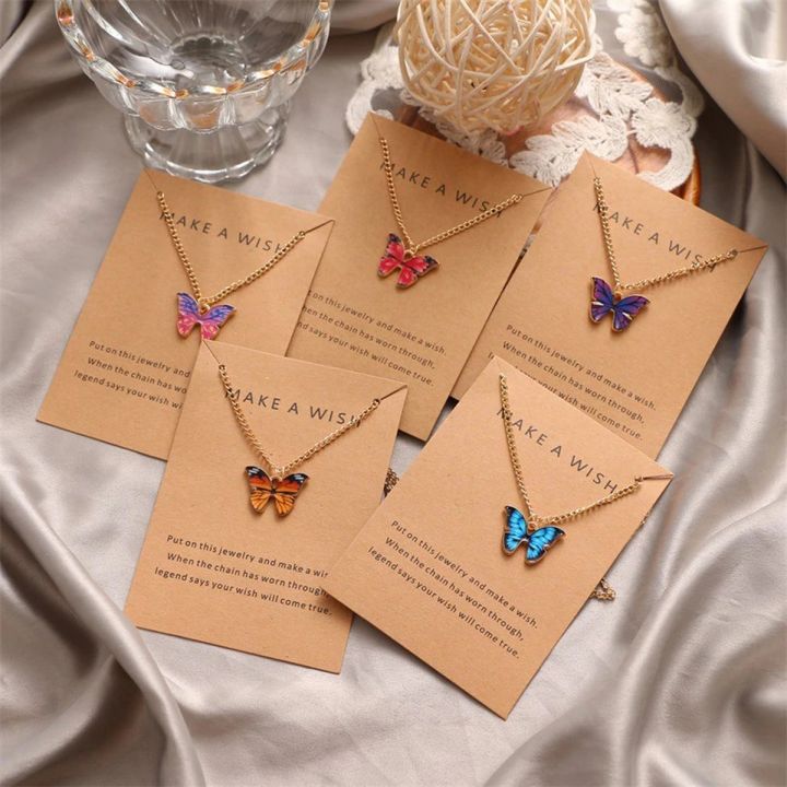 Gold chain with beautiful butterfly necklace for women - gold chain ...