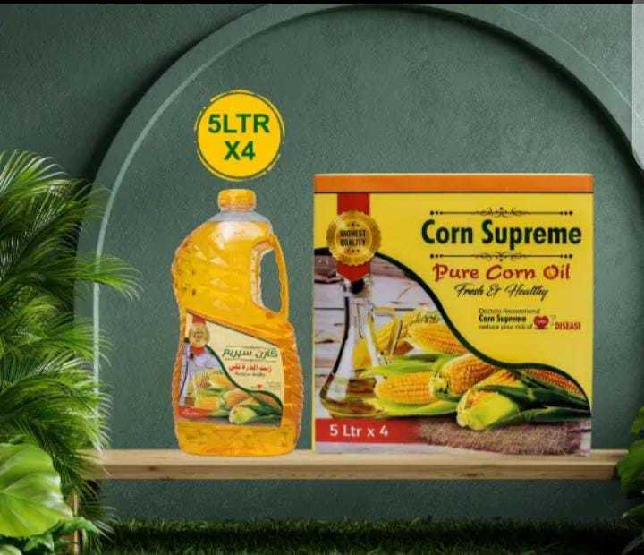 Corn Supreme Oil 5 Ltr x 4 Pcs Carton | Daraz.pk