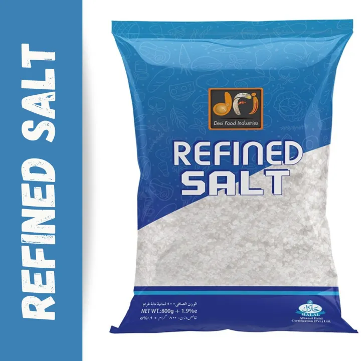 Desi Food Industries Iodize Refined Salt 800gm | Daraz.pk