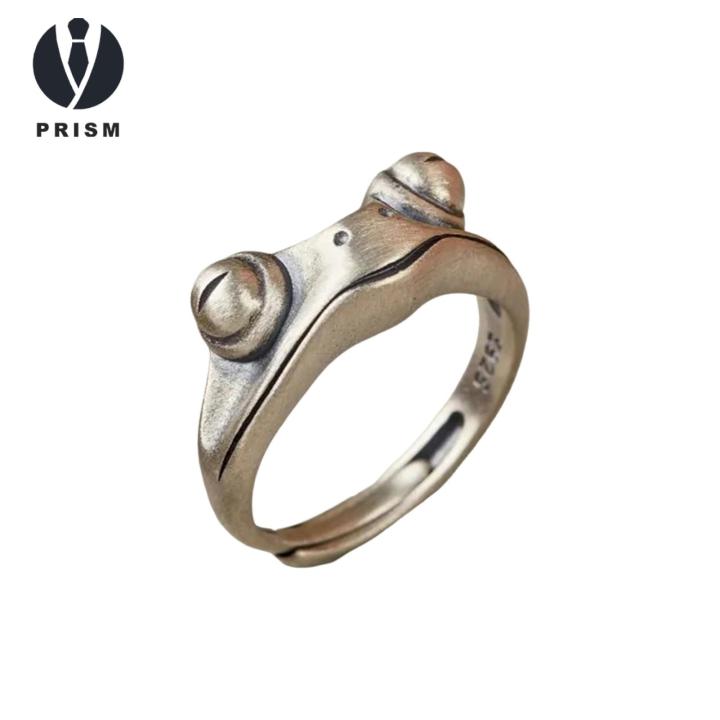 Prism Tree Frog Ring Handmade Frog Ring Adjustable Open Ring ...