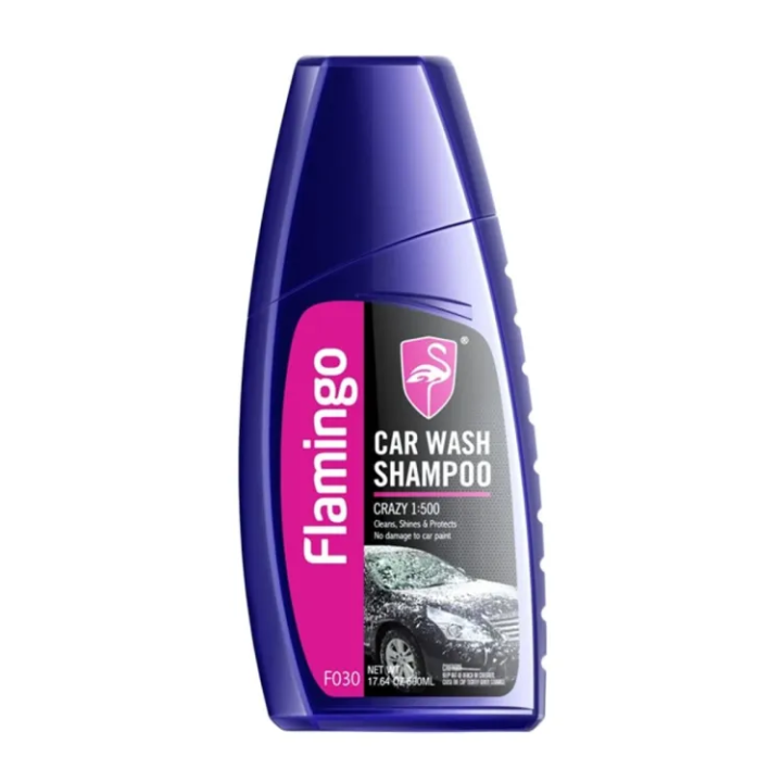 Flamingo Car Wash & Wax Shampoo - 500ml | Daraz.pk