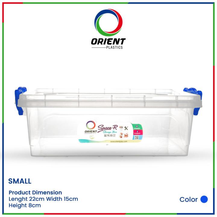 Orient Plastic - Space-R Storage Box | Durable, BPA-Free Multi-Purpose Organizer with Lockable ...