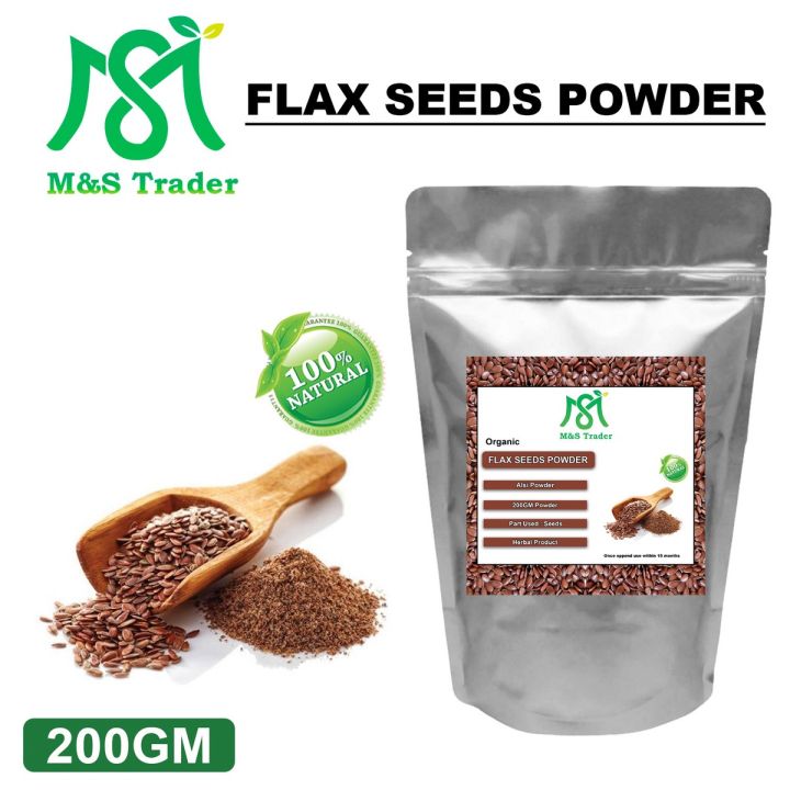 Alsi Seed Powder (Flax Seeds Powder Flaxseed Flour ) - , 500 g | Daraz.pk