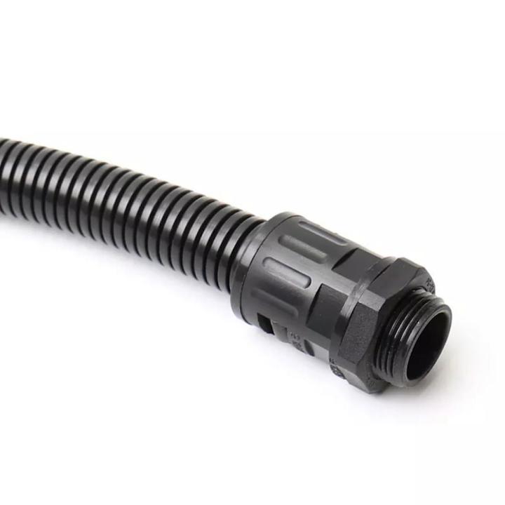 Plastic bellows joint Plastic corrugated pipe joint cable gland nylon joint PE Hose AD10 ...