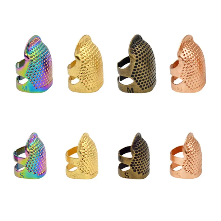 Finger Protector Gold Needle Thimble Metal Sewing Accessories ...
