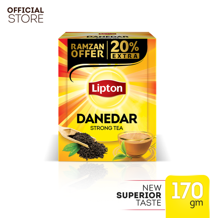 20% Extra - Lipton Danedar 170G - Black Tea | Daraz.pk