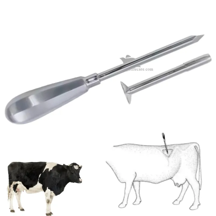 Cattle Trocar Cannula – High-Quality Stainless Steel Medical Cannula ...