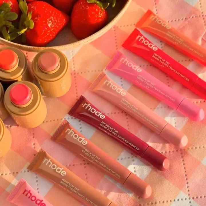 Rhode Lip Care Series Tinted Lip Balm Lasting Moisturizing Blushes ...