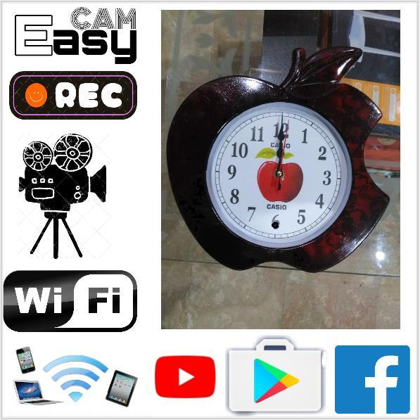 Wifi Wall Clock Camera For Home Security With Look Cam Application Of ...