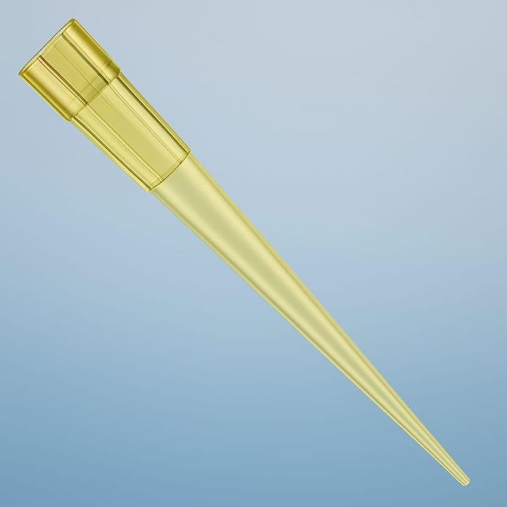 Yellow Pipette Tips 200µL – Universal Micropipette Tips for Laboratory ...