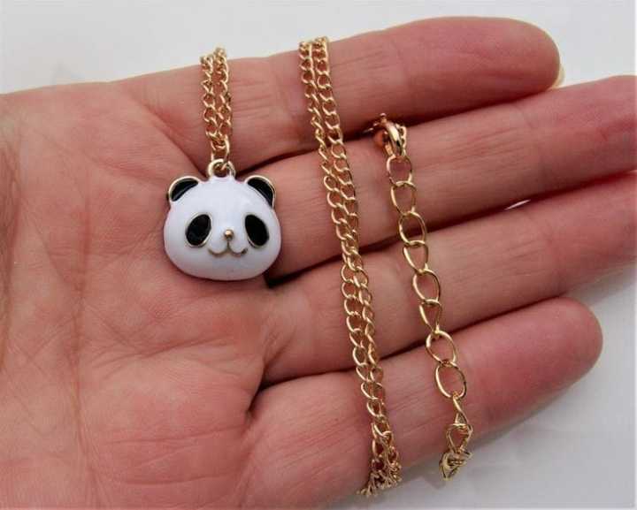 Panda Charm Pendent with golden color chain | Daraz.pk